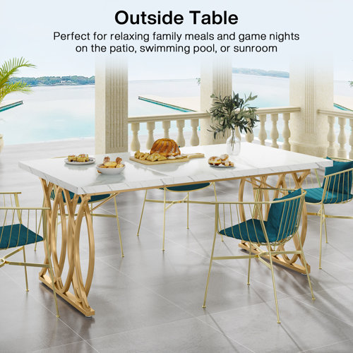 Mercer41 Rhui Dining Table | Wayfair